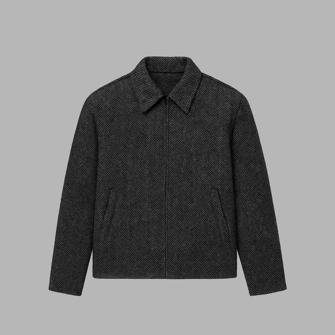 BRANDED WOOL JACKET – Blvck Paris - Japan